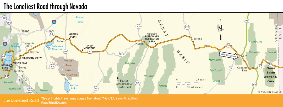 The Loneliest Road Through Nevada | ROAD TRIP USA