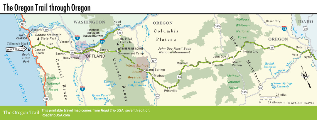 The Oregon Trail Across Oregon State | ROAD TRIP USA